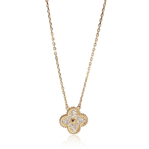 Van Cleef & Arpels | Bags | Van Cleef Arpels Vintage Alhambra Diamond ...